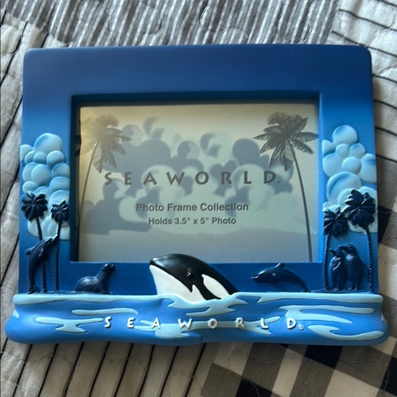 Seaworld | Wall Decor | Seaworld Blue Photo Frame | Poshmark